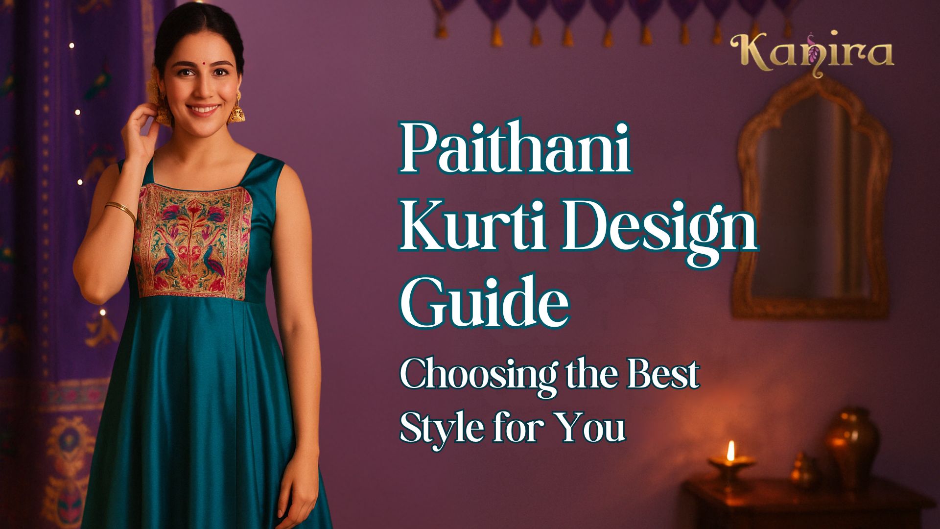 Paithani Kurti Design Guide: Choosing the Best Style for You - Kanira ...